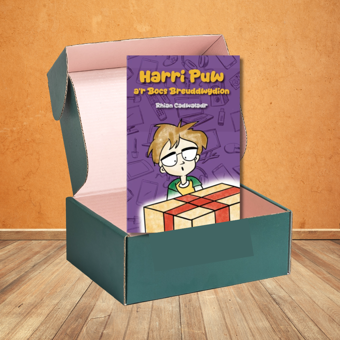 Adolygiad gan Llyr Gwyn Lewis o Harri Puw a'r Bocs Breuddwydion, Rhian ...